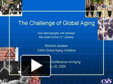 Challenge of Global Aging presentation | free to view
