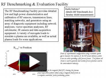 PPT – RF Benchmarking PowerPoint presentation | free to download - id ...