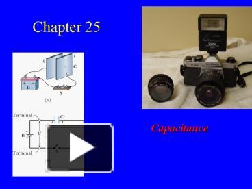 PPT – Capacitance PowerPoint presentation | free to view - id: e5303-ZDc1Z
