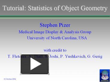 PPT – Stephen Pizer PowerPoint presentation | free to download - id ...