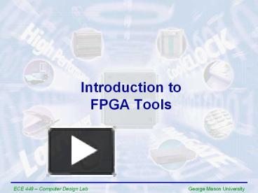 Introduction to FPGA Tools presentation | free to view