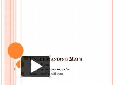 Understanding Maps presentation | free to view