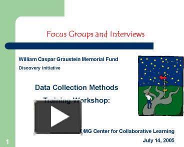 Focus Groups and Interviews presentation | free to view