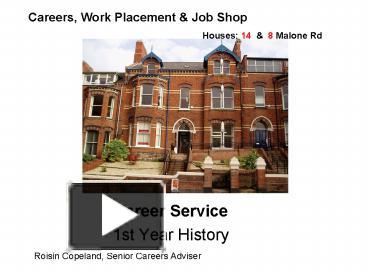 PPT – Career Service PowerPoint presentation | free to view - id: e7c85 ...