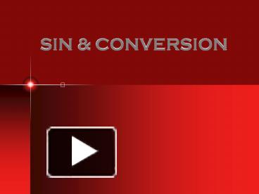 SIN presentation | free to view
