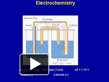 PPT – Electrochemistry PowerPoint presentation | free to download - id ...
