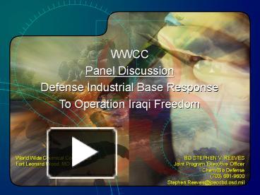 WWCC presentation | free to download