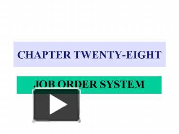 CHAPTER TWENTYEIGHT presentation | free to download