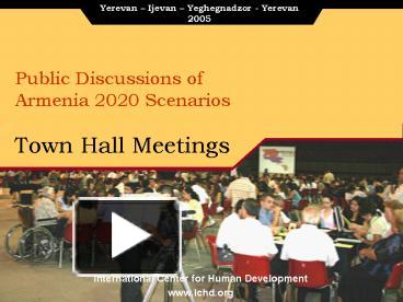 Town Hall Meetings presentation | free to view
