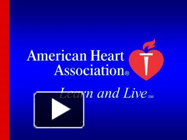 PPT – AHA Branded Blue Presentation PowerPoint presentation | free to ...