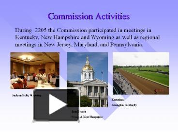 PPT – Commission Activities PowerPoint presentation | free to download ...