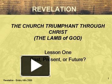 REVELATION presentation | free to view