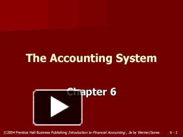 PPT – Introduction to Financial Accounting, 3e PowerPoint presentation ...