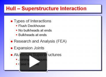 Hull presentation | free to view