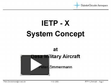IETP X presentation | free to view