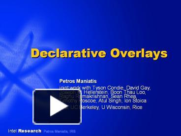 PPT – Declarative Overlays PowerPoint presentation | free to download ...