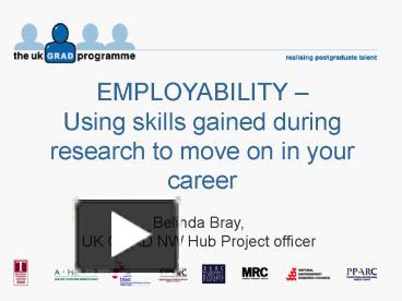 PPT – EMPLOYABILITY PowerPoint presentation | free to view - id: eeac3 ...