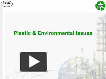 PPT – Plastic PowerPoint presentation | free to view - id: eec79-ZDc1Z