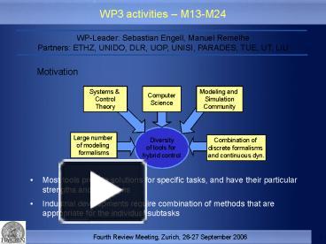 Most tools provide solutions for specific tasks, and have their ...