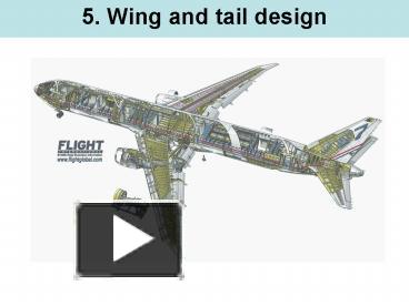 PPT – 5' Wing and tail design PowerPoint presentation | free to view ...