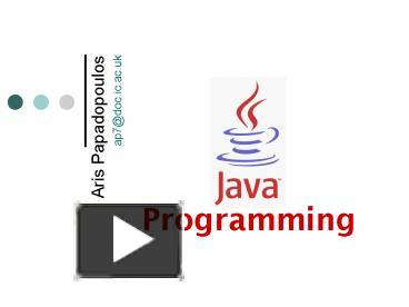 PPT – Programming PowerPoint presentation | free to view - id: f03bf-ZDc1Z