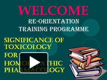 Reorientation training programme presentation | free to view