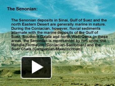 PPT – The Senonian: PowerPoint presentation | free to view - id: f241b ...