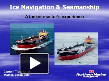 Ice Navigation presentation | free to view