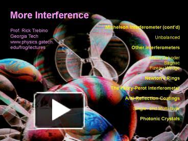PPT – More Interference PowerPoint presentation | free to view - id ...