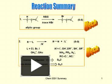 PPT – Reaction Summary PowerPoint presentation | free to view - id ...