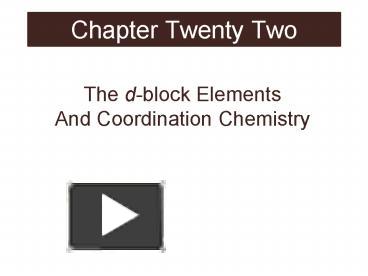 PPT – Chapter Twenty Two PowerPoint presentation | free to view - id ...