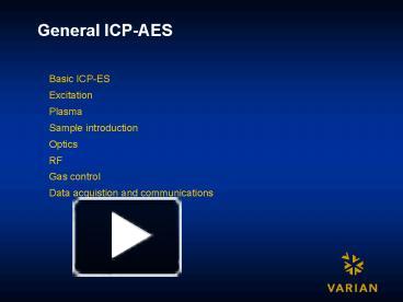 PPT – General ICPAES PowerPoint presentation | free to view - id: f5504 ...