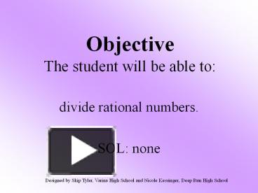 PPT – divide rational numbers. PowerPoint presentation | free to ...