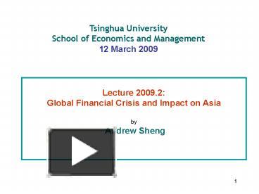 Tsinghua University presentation | free to view