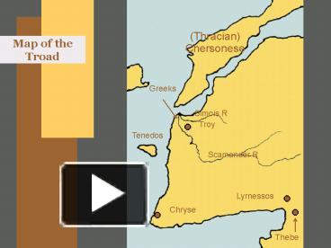Map of the Troad presentation | free to view