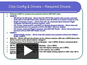 PPT – Chip Config PowerPoint presentation | free to view - id: f6820-ZDc1Z