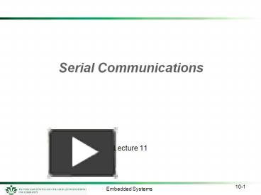 PPT – Serial Communications PowerPoint presentation | free to view - id ...