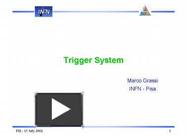PPT – Trigger System PowerPoint presentation | free to download - id ...