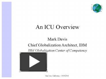 An ICU Overview presentation | free to view