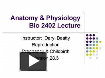 PPT – Anatomy PowerPoint presentation | free to view - id: f9bb4-ZDc1Z