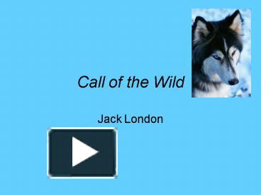 Sol Leks Call Of The Wild