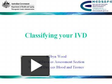 Classifying your IVD presentation | free to download