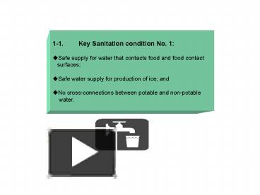 PPT – 11' Key Sanitation condition No' 1: PowerPoint presentation ...