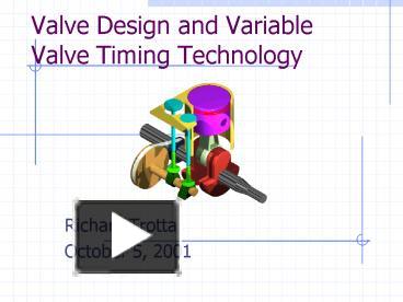 PPT – Valve Design and Variable Valve Timing Technology PowerPoint ...