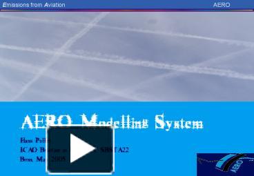 PPT – AERO Modelling System PowerPoint presentation | free to view - id ...