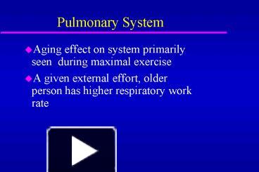 PPT – Pulmonary System PowerPoint presentation | free to view - id ...