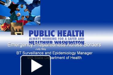 PPT – Emergency Preparedness Across Borders PowerPoint presentation ...