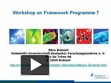 PPT – Workshop on Framework Programme 7 PowerPoint presentation | free ...