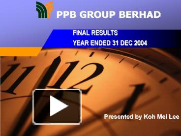 Presented by Koh Mei Lee presentation | free to view