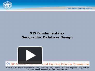 GIS Fundamentals/ Geographic Database Design presentation | free to ...